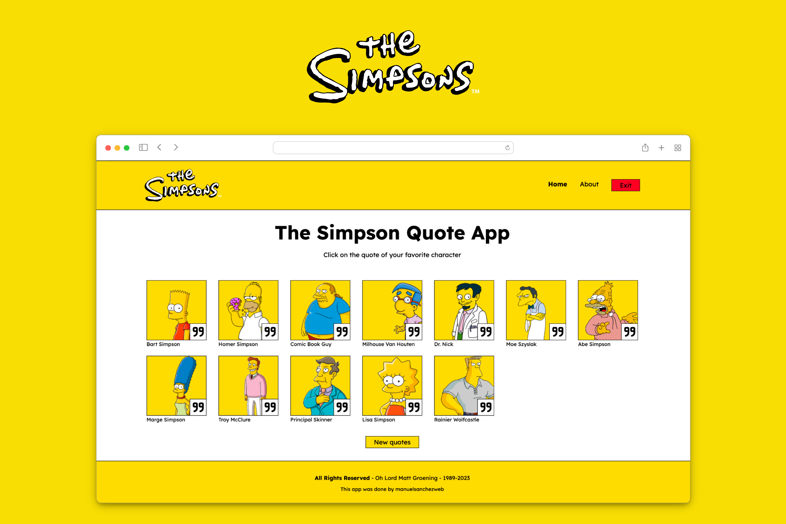 The Simpsons Quotes | Manuel Sánchez